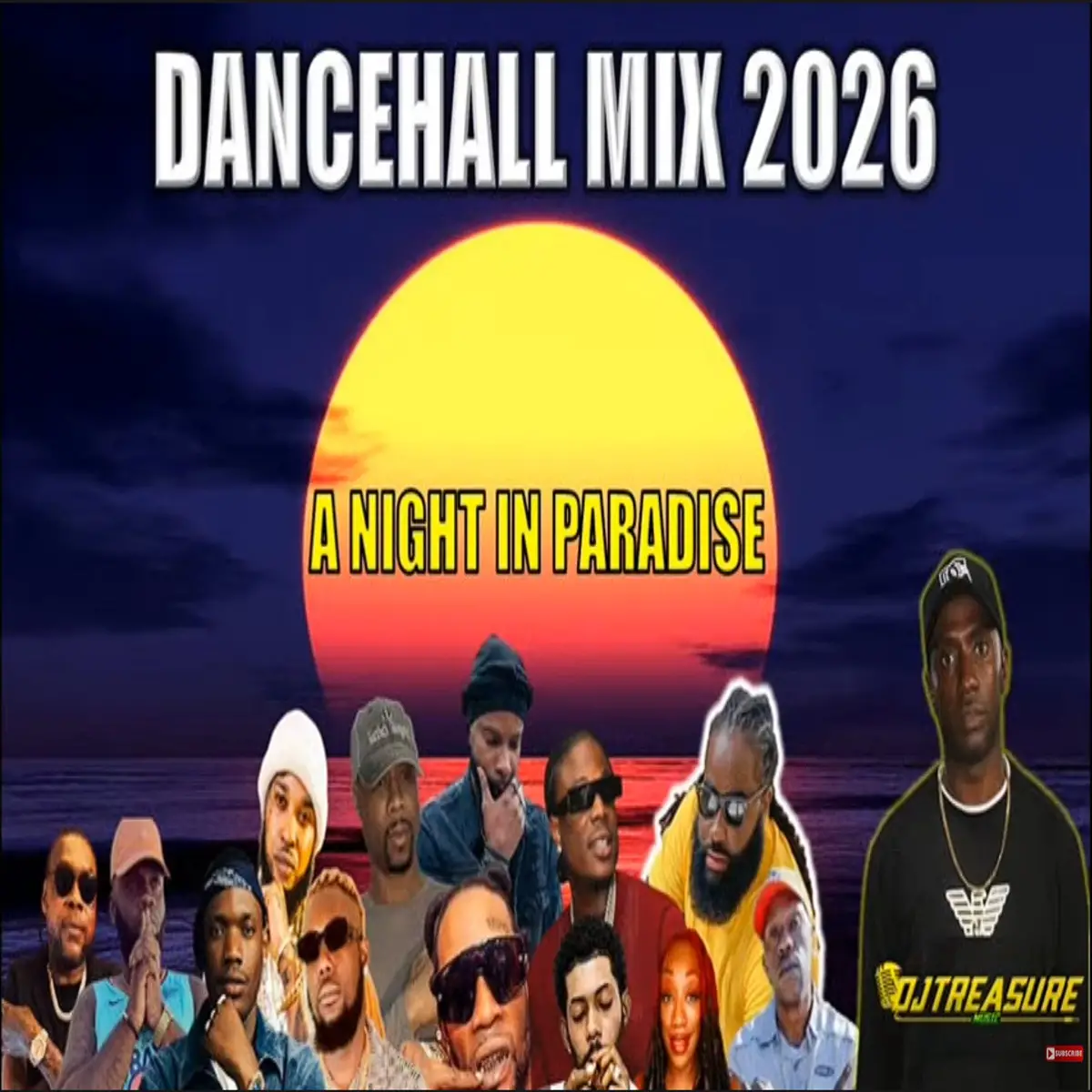 A Night In Paradise Dancehall Mix - Dj Treasure
