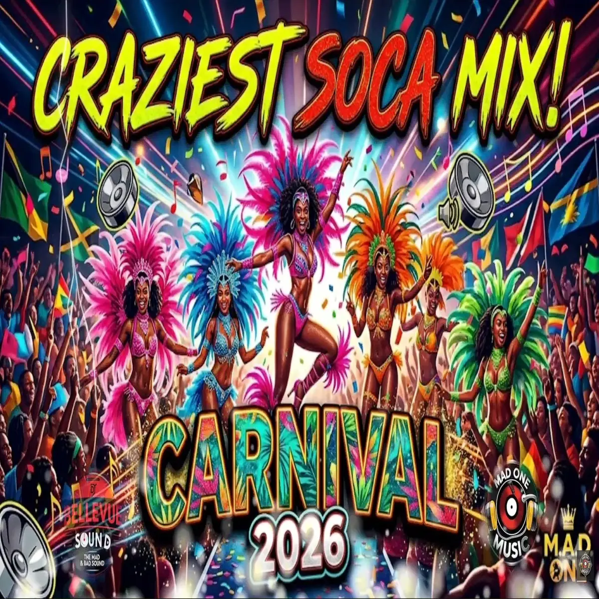 Craziest Soca Soca Mix - M.A.D. One Music