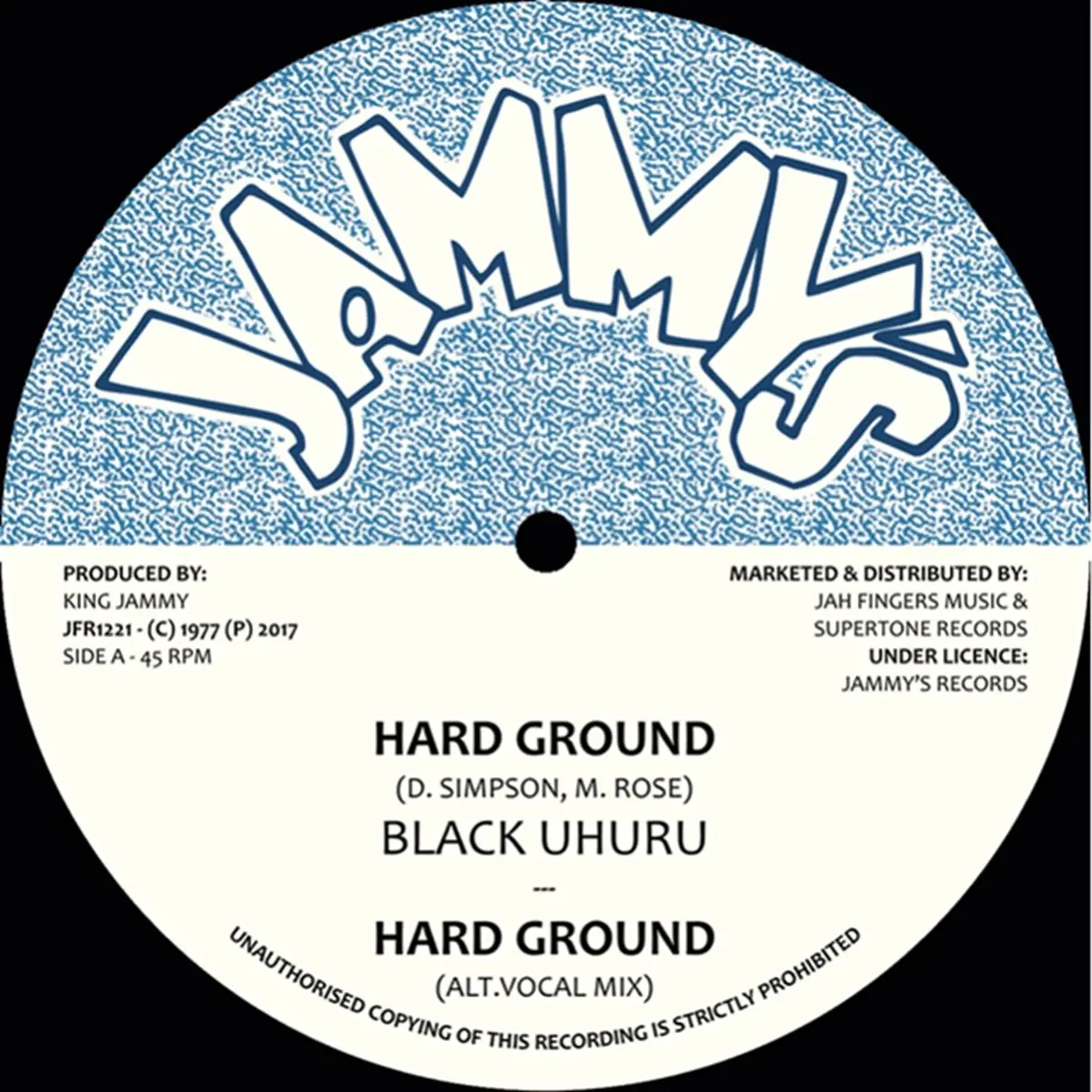 Hard Ground Riddim - Jammy's Records